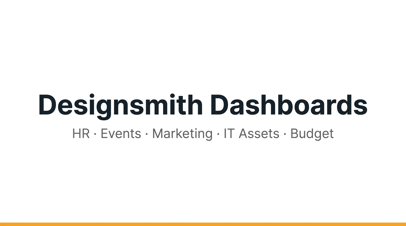 DS Dashboards | Designsmith